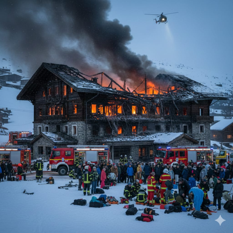New Year Night Ends in Disaster in Switzerland